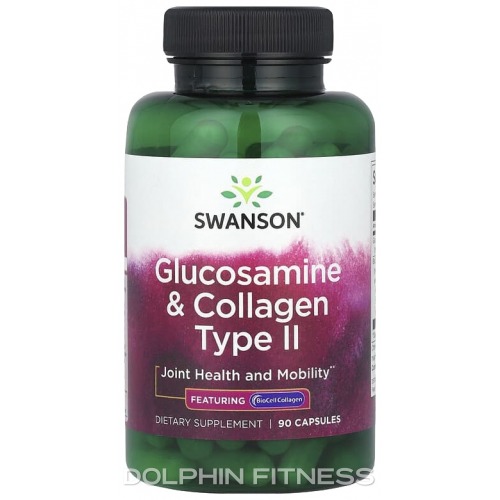 Swanson Glucosamine & Collagen Type II 90 Capsules