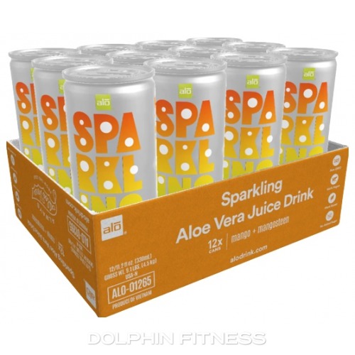 Alo Sparkling Aloe Vera Juice Drink 12 x 330 ml