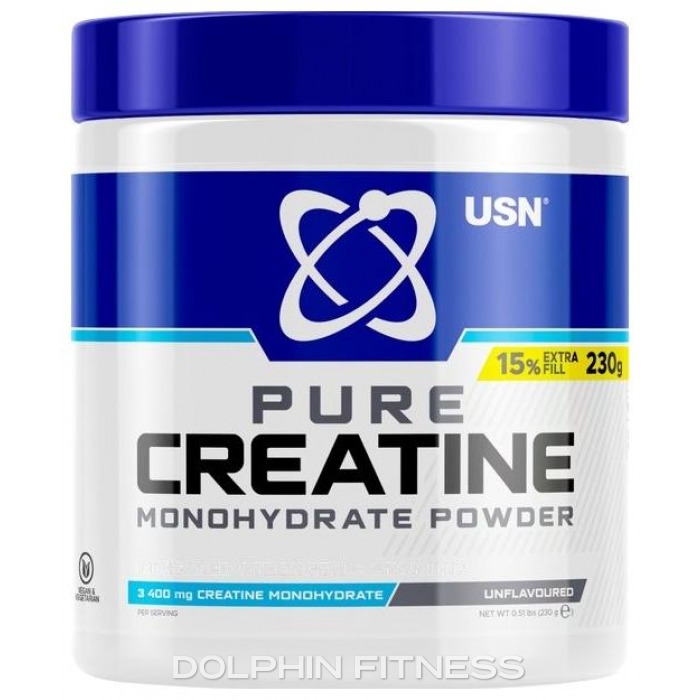USN Pure Creatine Unflavoured 230g