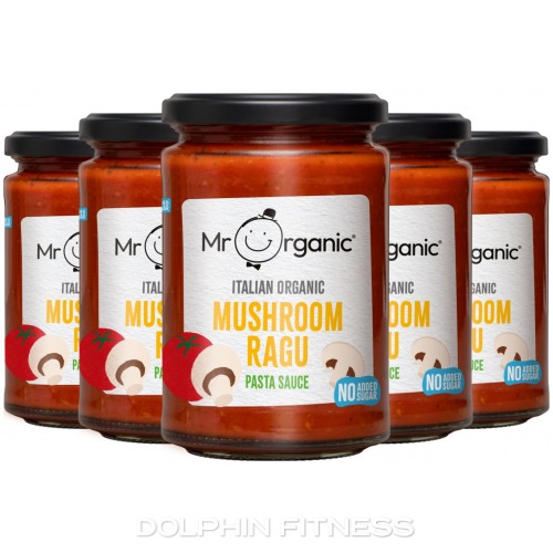 Mr Organic Italian Organic Mushroom Ragu Pasta Sauce 6 x 350g