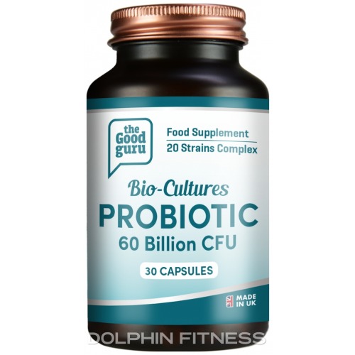The Good Guru Bio-Cultures Probiotic 60 Billion CFU 60 Capsules