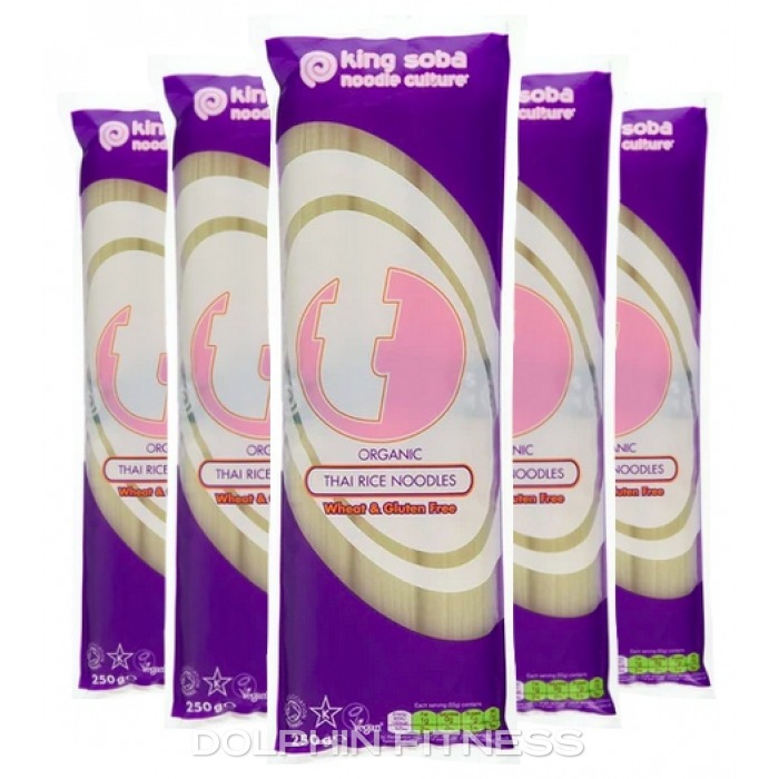 King Soba Organic Thai Rice Noodles 12 x 250g