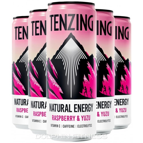 Tenzing Natural Energy Drink Raspberry & Yuzu 12 x 330 ml