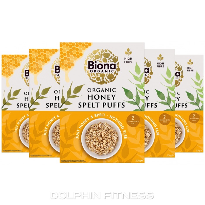 Biona Organic Honey Spelt Puffs 7 x 200g