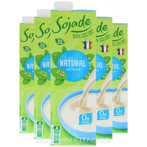 Sojade So Soja! Unsweetened Soya Drink 8 x 1L