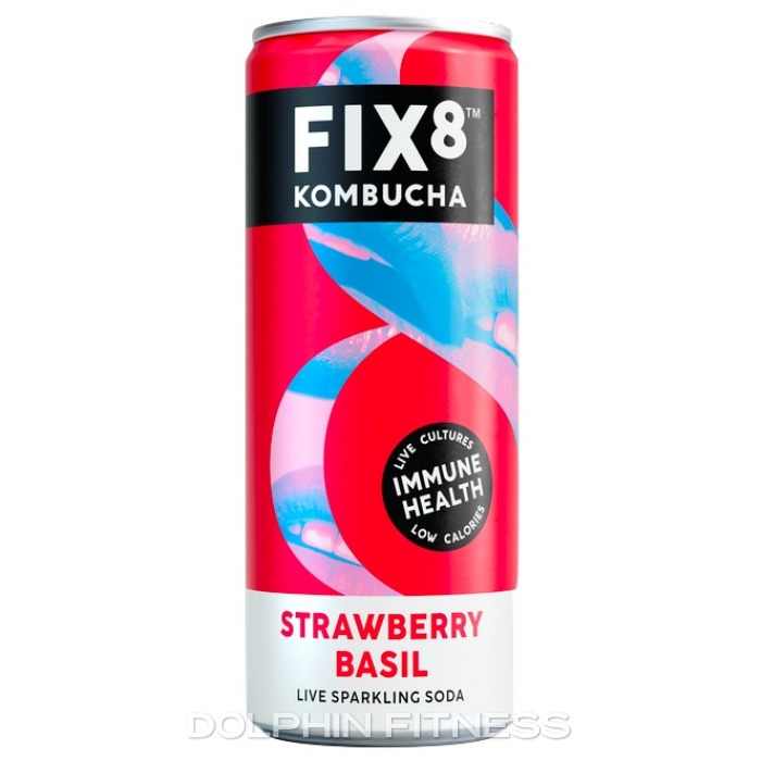 Fix8 Kombucha Strawberry Basil 1 x 250 ml