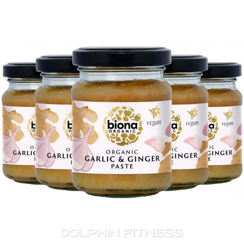 Biona Organic Garlic & Ginger Paste 6 x 130g