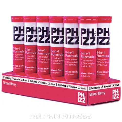 Phizz 3-in-1 Formula (12 x 20 Tablets) Mixed Berry