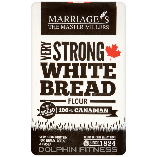 Marriages Millers Very Strong White Bread Flour 100% Canadian 1 x 1.5 kg