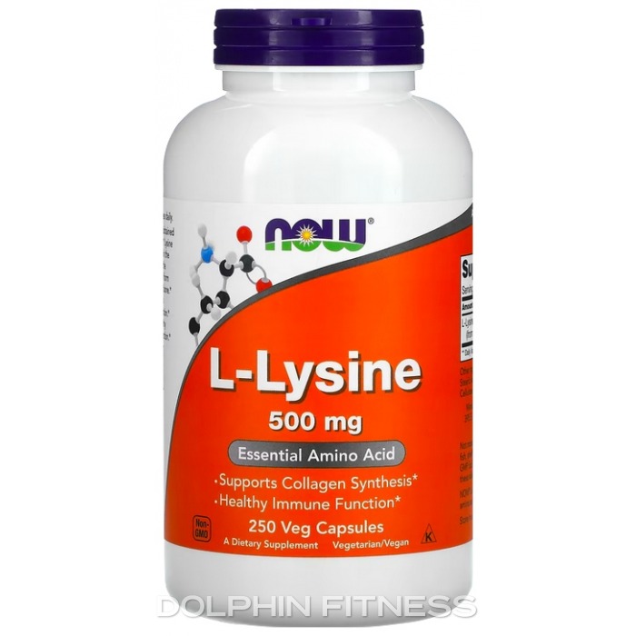 NOW L-Lysine 500 mg 250 Capsules