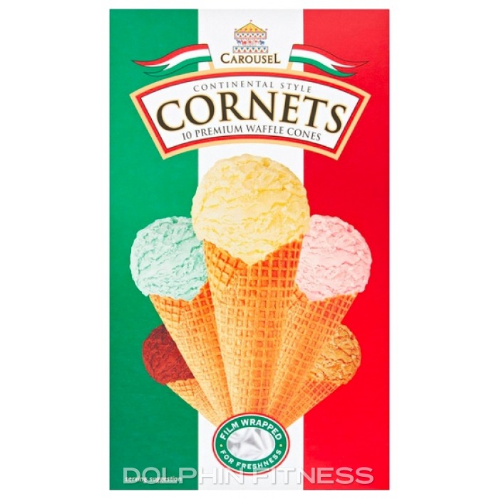 Carousel Cornets 10 Premium Waffle Cones 1 x 110g