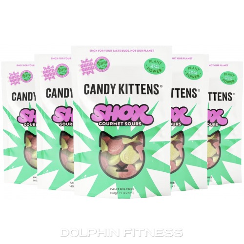 Candy Kittens Shox Gourmet Sours 10 x 140g