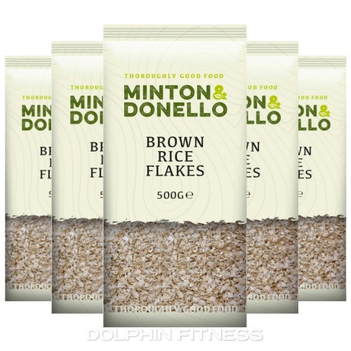 Minton & Donello Brown Rice Flakes 6 x 500g