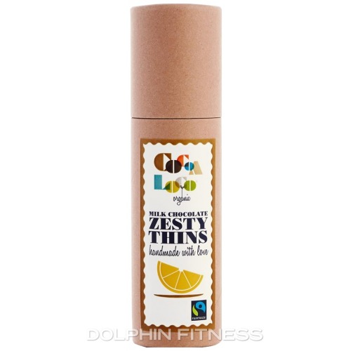 Cocoa Loco Milk & Orange Zesty Thins 170g