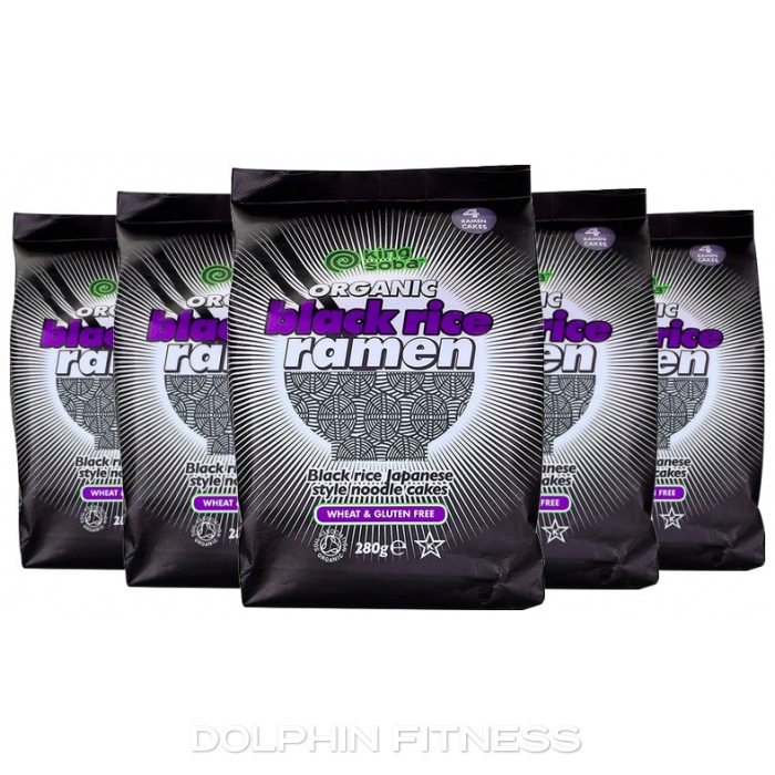 King Soba Organic Black Rice Ramen Noodles 6 x 280g