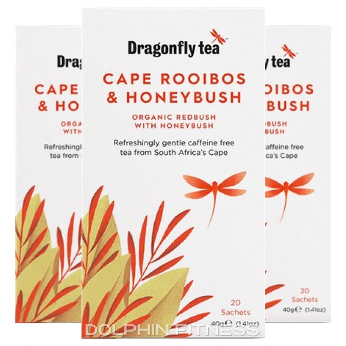 Dragonfly Tea Organic Cape Rooibos & Honeybush 4 x 20 Teabags