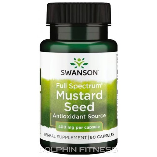 Swanson Full Spectrum Mustard Seed 400 mg 60 Capsules