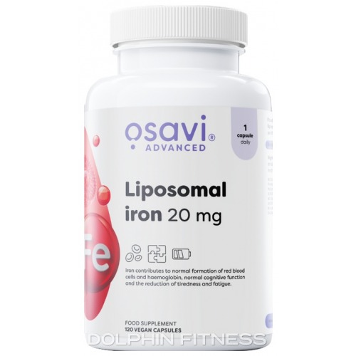 Osavi Liposomal Iron 20 mg 120 Vegan Capsules