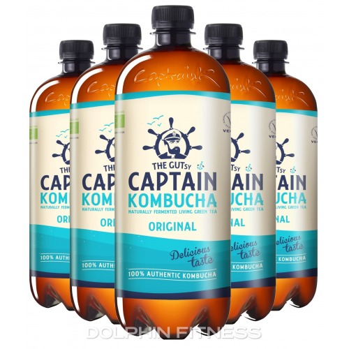 Captain Kombucha Legendary Fermented Drink Original 6 x 1000 ml