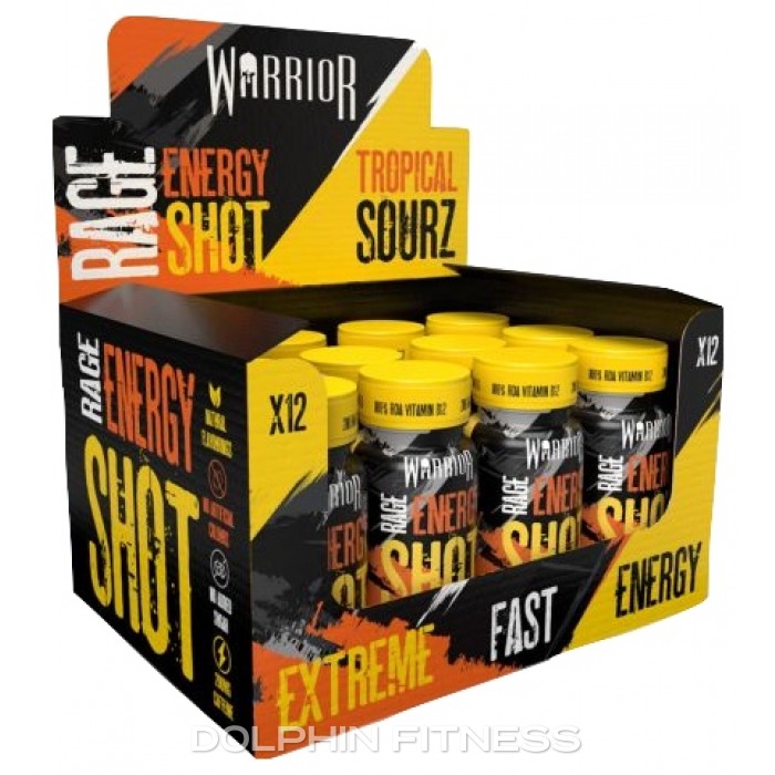 Warrior Rage Energy Shot 12 x 60 ml