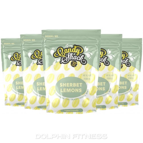 Candy Shack Sugar Free Sherbert Lemons 12 x 120g