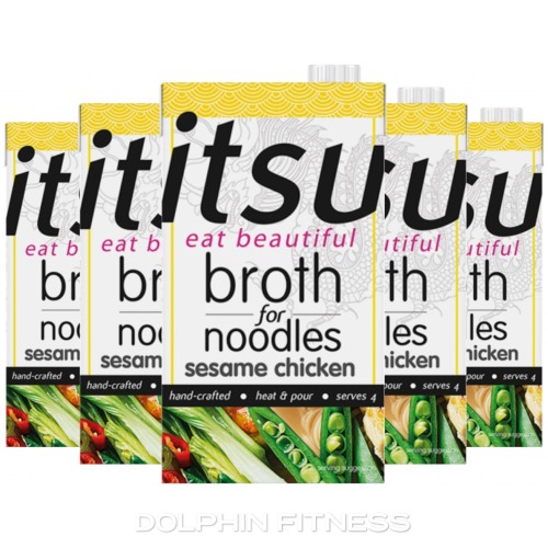 Itsu Sesame Chicken Broth For Noodles 6 x 1L