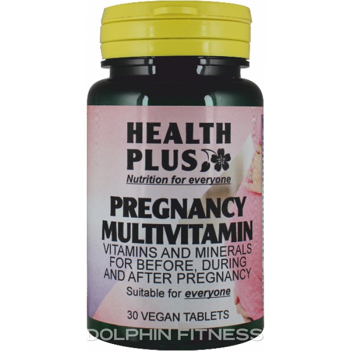Health Plus Pregnancy Multivitamin 30 Vegan Tablets