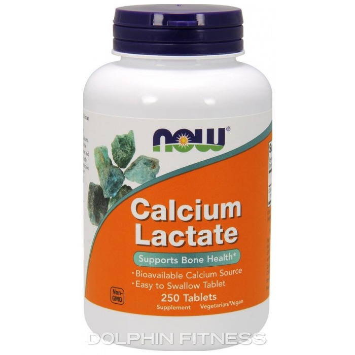 NOW Calcium Lactate 250 Tablets