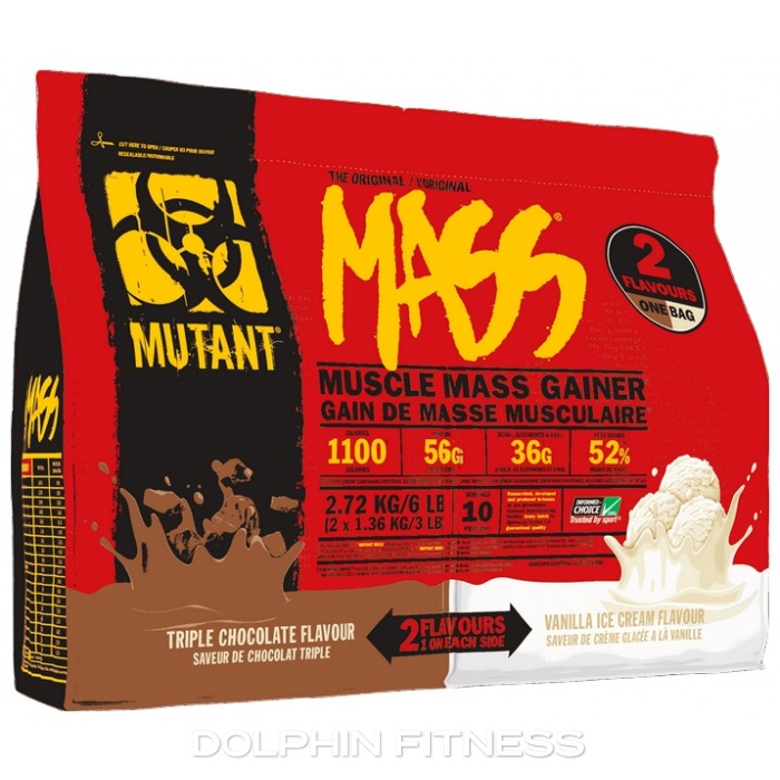 Mutant Mass Dual Chamber 2.7 kg Choc & Choc Fudge Brownie