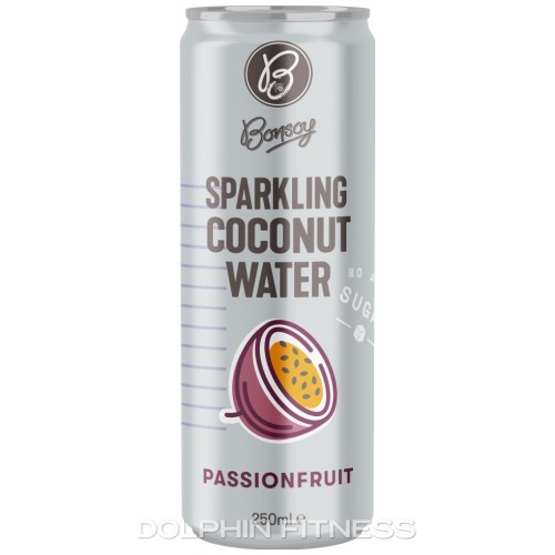 Bonsoy Sparkling Coconut Water (1 x 250 ml) Passion Fruit Juice