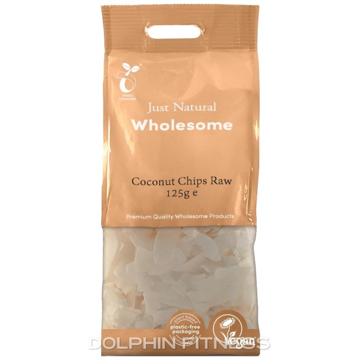 Just Natural Wholesome Coconut Chips Raw 125g