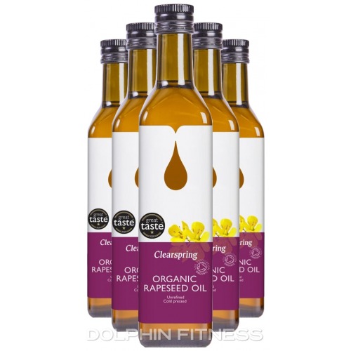 Clearspring Organic Rapeseed Oil 6 x 500 ml