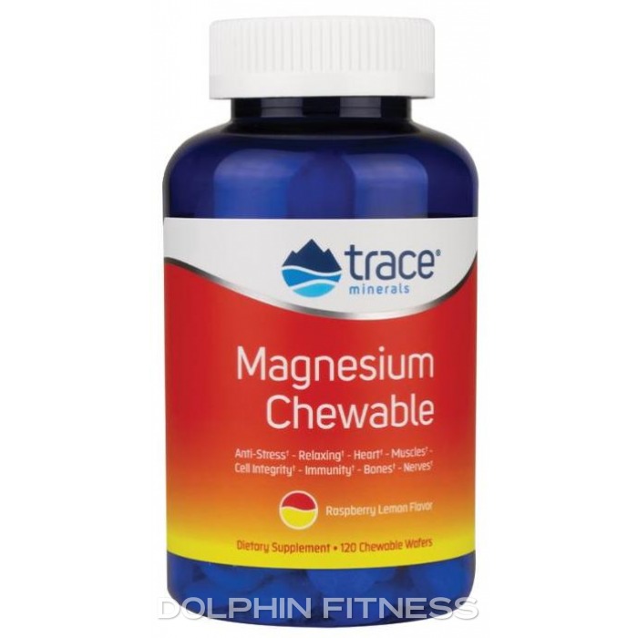 Trace Minerals Magnesium Chewable 120 Chewable Wafers