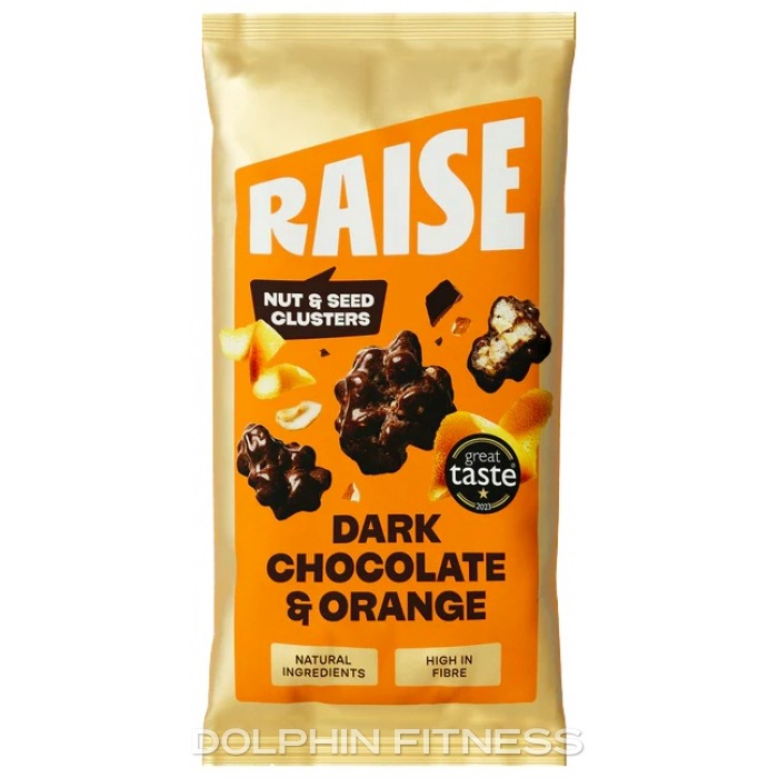 Raise Dark Chocolate and Orange Clusters of Nuts and Seeds 1 x 35g