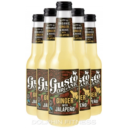 Gusto Organic Fiery Ginger with Jalapeno 12 x 275 ml