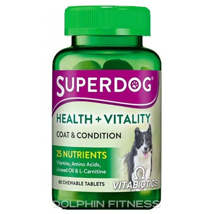 Vitabiotics Superdog Health & Vitality 60 Chewable Tablets