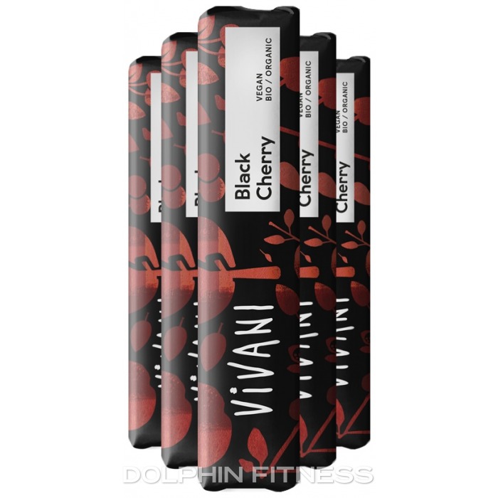 Vivani Black Cherry Chocolate Bar 18 x 35g