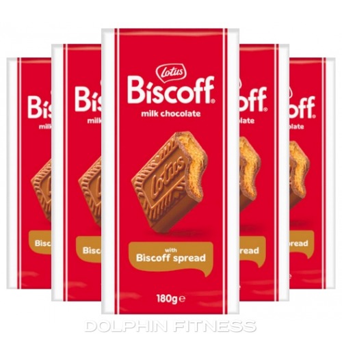 Lotus Biscoff Milk Chocolate with Biscoff Spread 16 x 180g