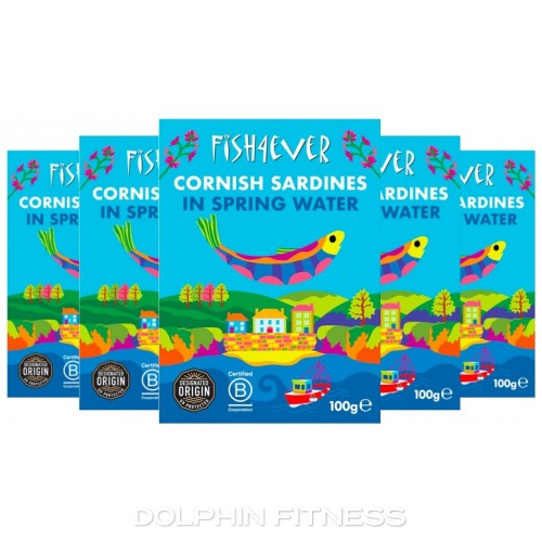 Fish4Ever Cornish Sardines in Spring Water 12 x 100g