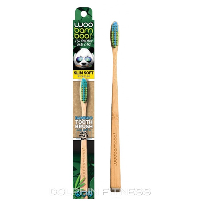 Woobamboo Adult Zero Waste Toothbrush Slim Soft