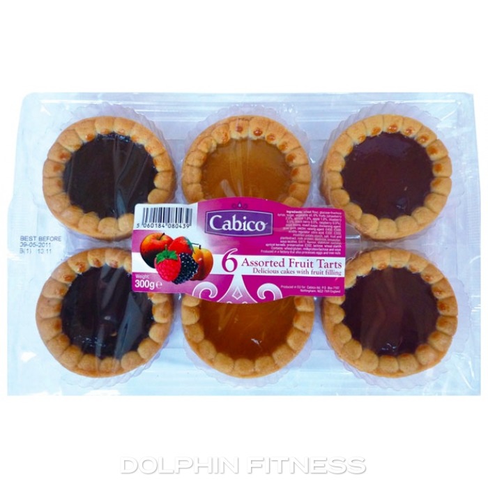 Cabico 6 Assorted Fruit Tarts 1 x 300g