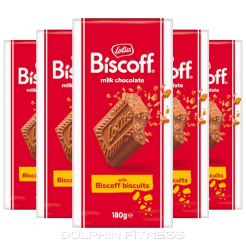 Lotus Biscoff Milk Chocolate with Biscoff Biscuits 16 x 180g