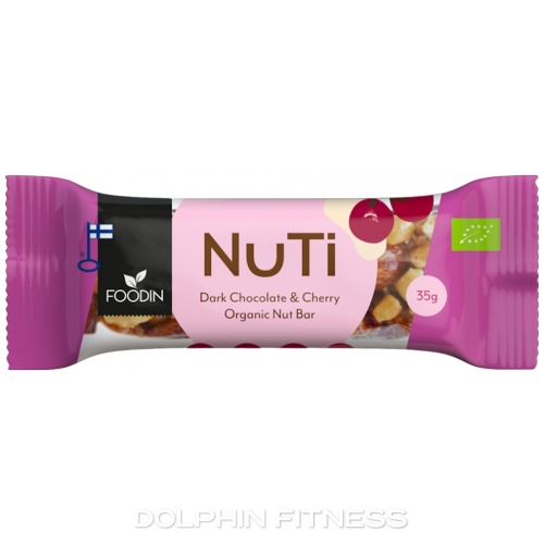Foodin Nuti Dark Chocolate & Cherry Nut Bar 1 x 35g