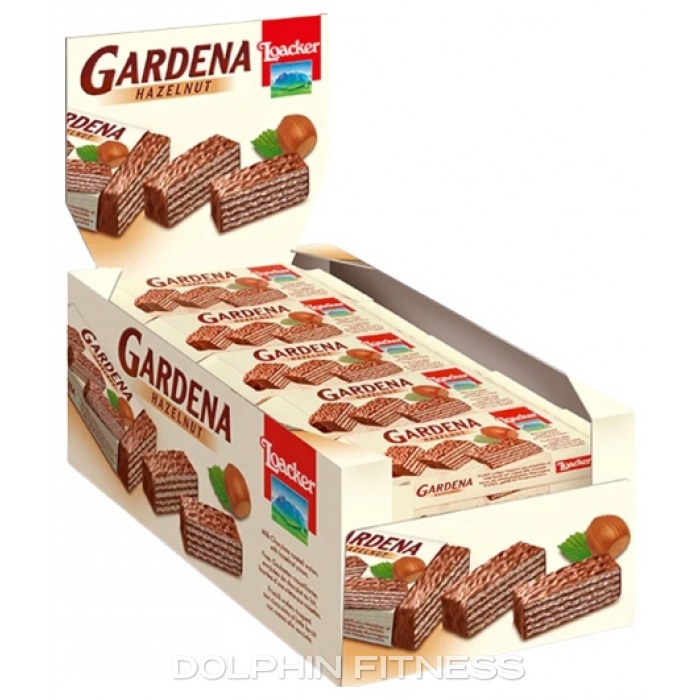 Loacker Gardena Hazelnut Wafers 25 x 38g