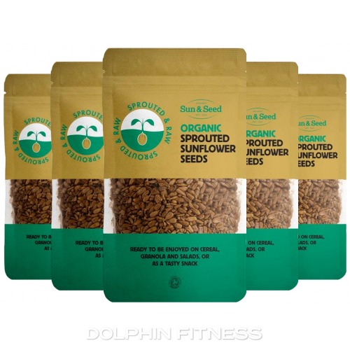 Sun & Seed Organic Sprouted Sunflower Seeds 12 x 250g