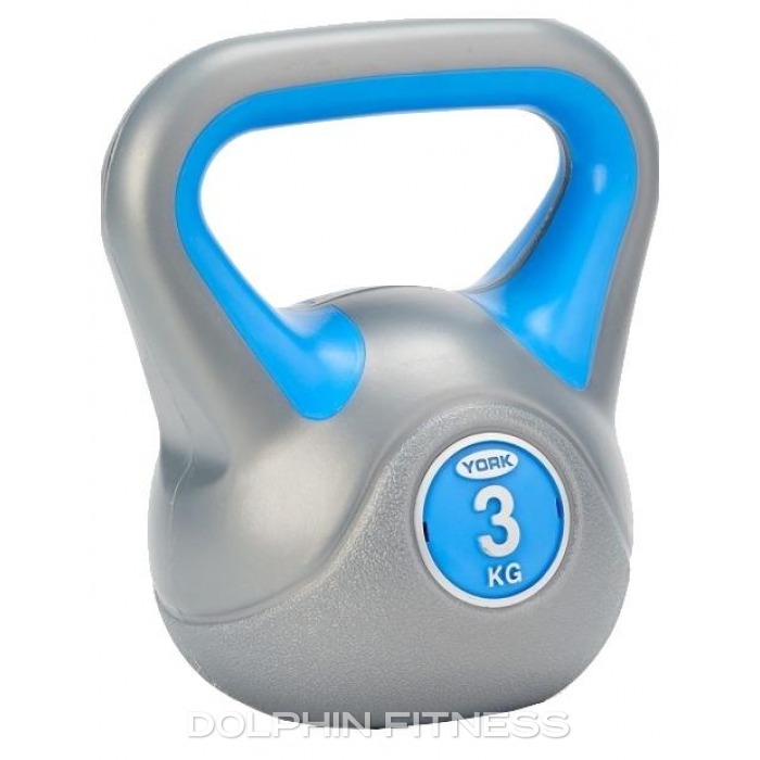York Vinyl Kettlebell 3 kg