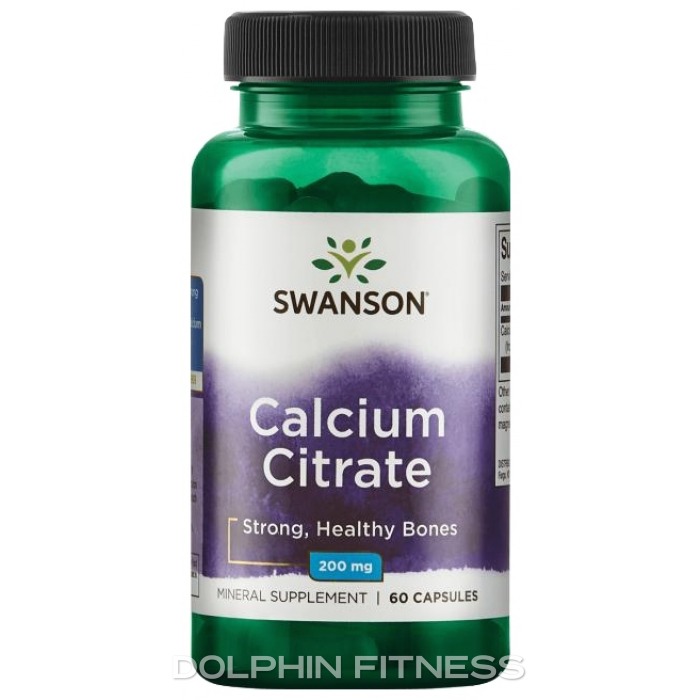 Swanson Calcium Citrate 60 Capsules