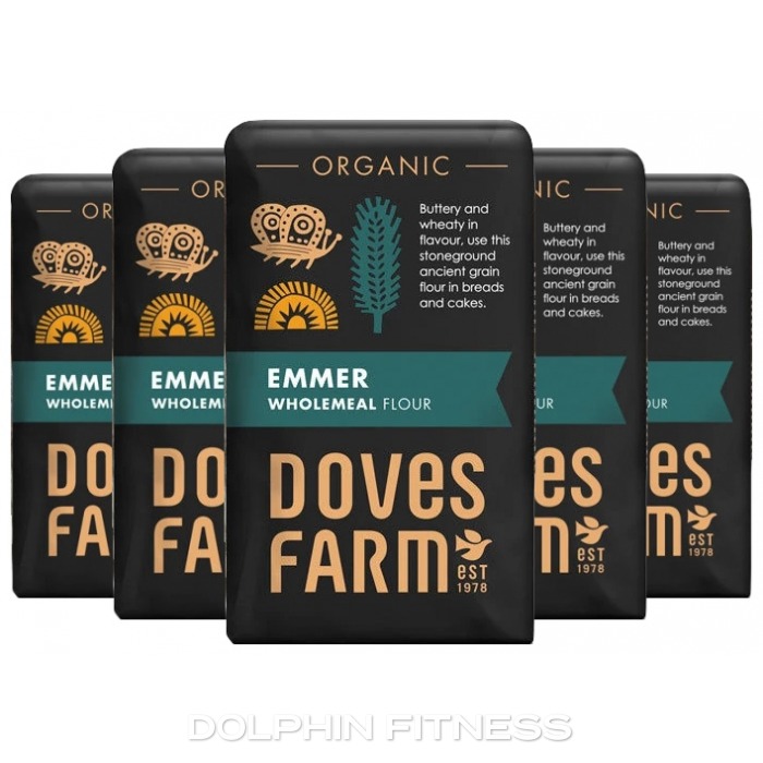 Doves Farm Wholemeal Emmer Flour 5 x 1 kg