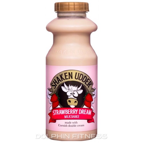 Shaken Udder Milkshake (1 x 330 ml) Strawberry Dream