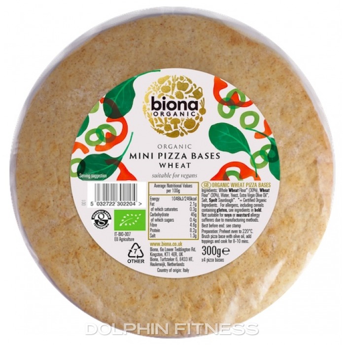 Biona Organic Wheat Organic Mini Pizza Bases 1 x 300g